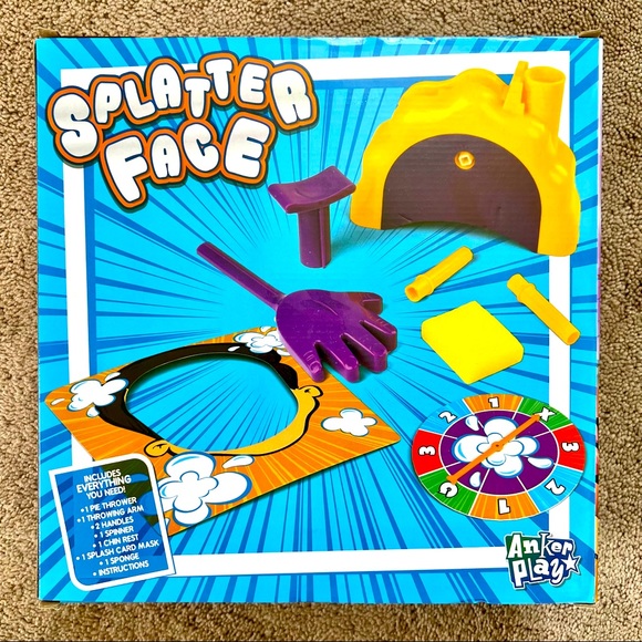 Toys | Splatter Face By Anker Play Kids Board Game New | Poshmark